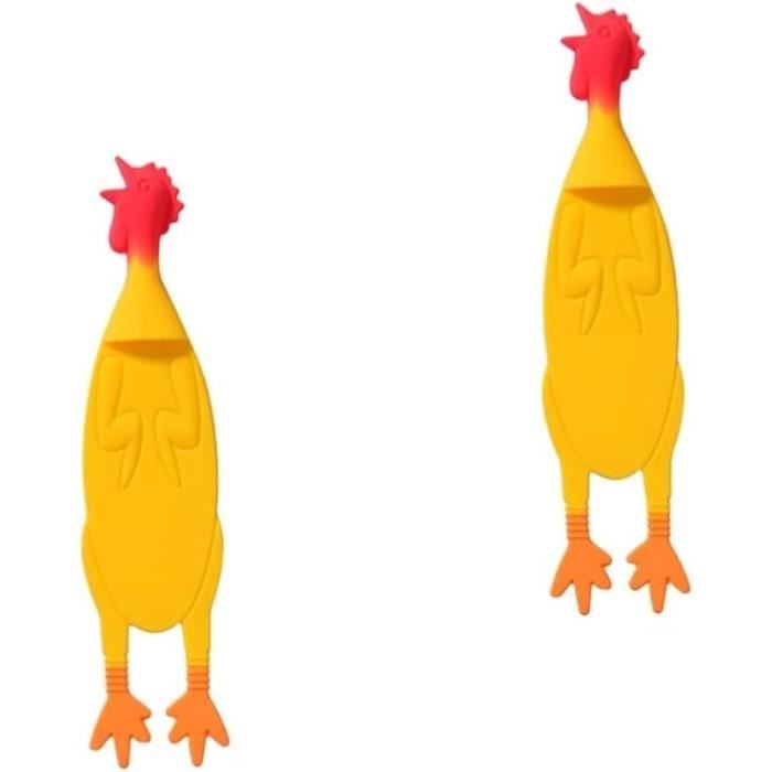 2 Pièces Signet De Poulet Hurlant Cadeaux De Livre Cadeau En Papier ...