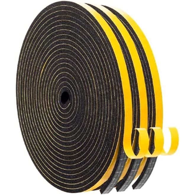 Joint Fenetre Isolation 3 Rouleaux Joint Mousse Porte Mousse Bande de ...