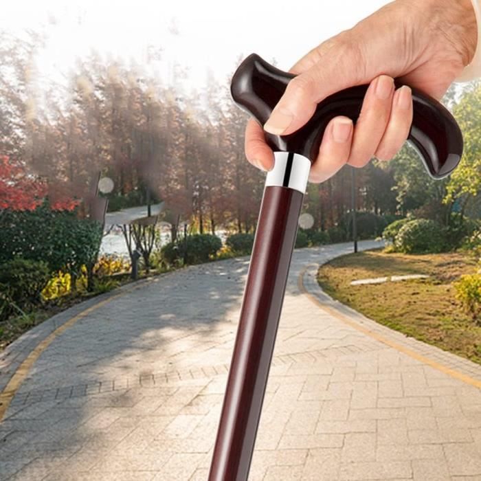 Aide À La Mobilité Pour Hommes, Canne De Marche Randonnée En Bois De ...