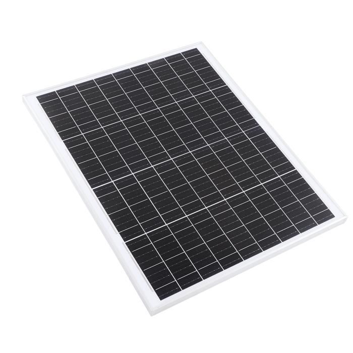 SUC-Panneau d'énergie solaire Panneau D'alimentation Solaire Panneau Solaire Monocristallin 60W ...