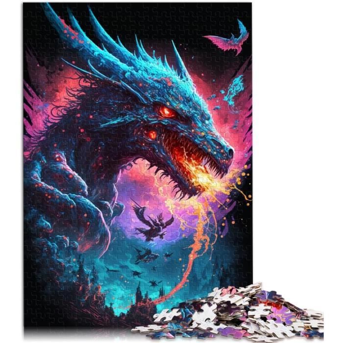 Fantasy Dragon Puzzle For Adultswooden Jigsaw 500 Piece Jigsaw Puzzles ...