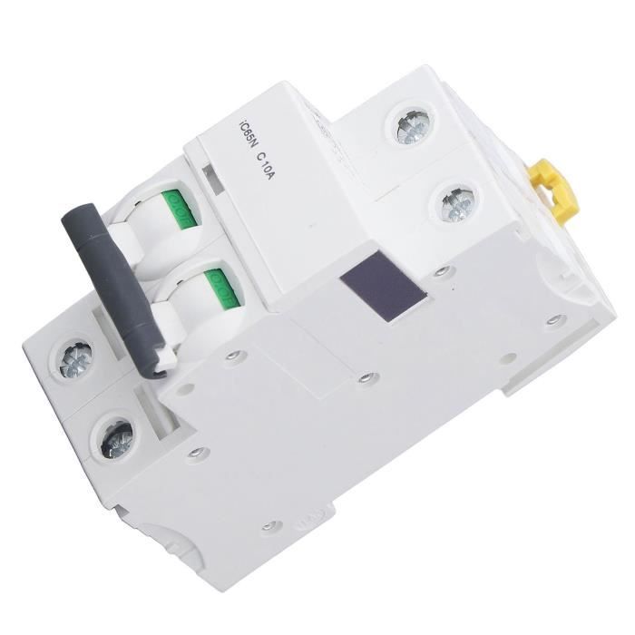 GOTOTOP Disjoncteur à courant résiduel Montage sur rail DIN d'isolateur de courant résiduel ...