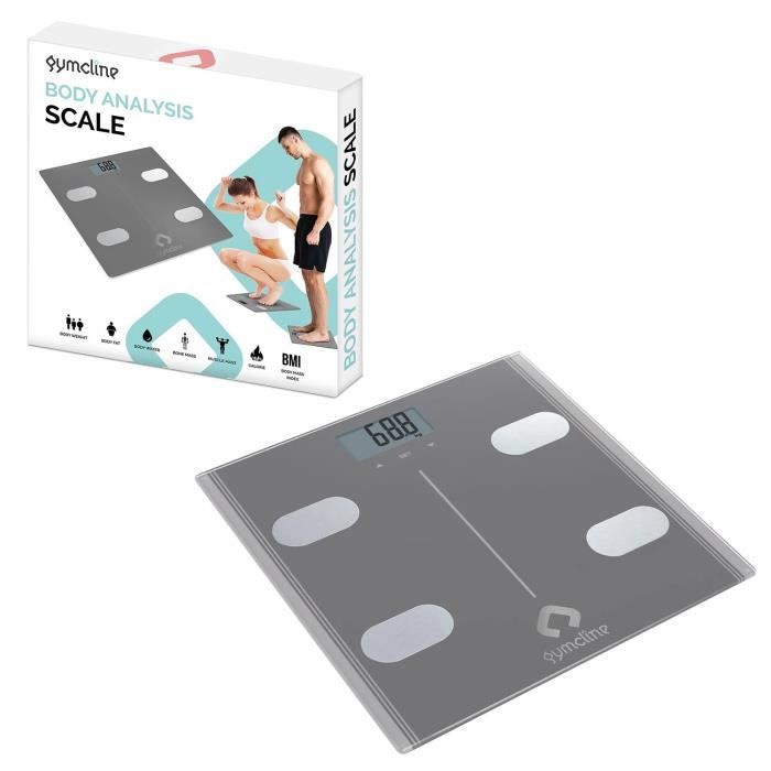 Gymcline Body Analysis Scale w/ BMI Report & Calorie Intake Guide ...