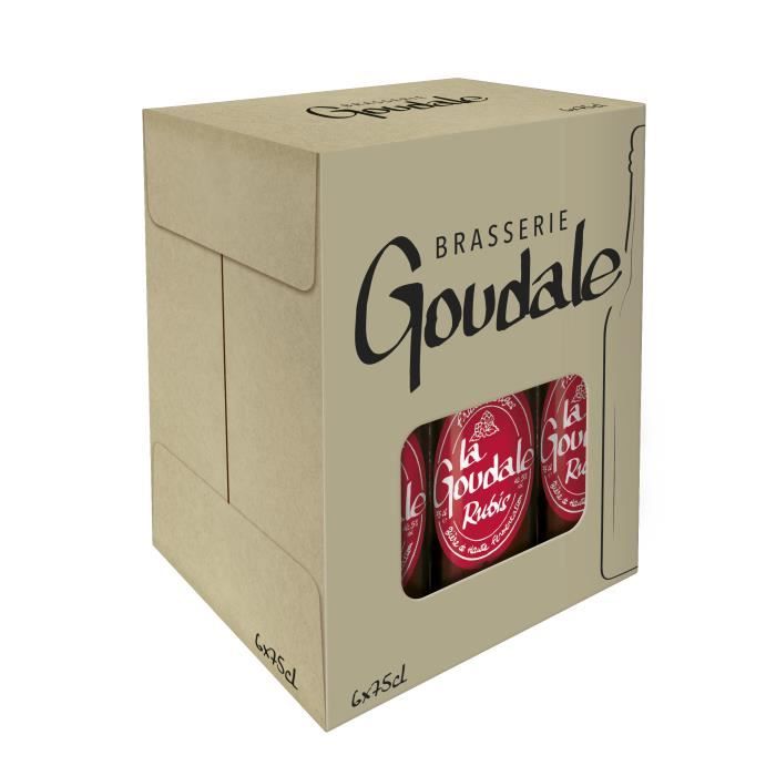 Goudale Rubis 5° - 6 bouteilles 75cl - La cave Cdiscount