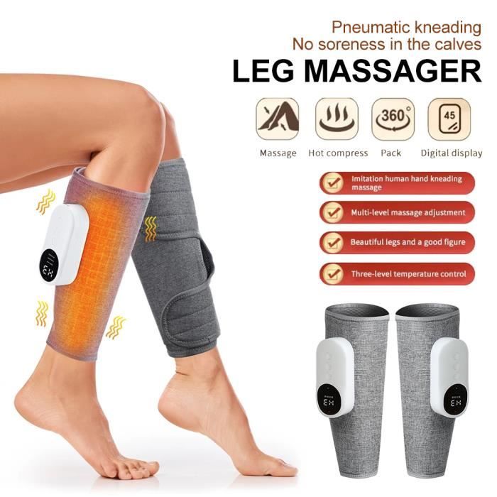 Masseur des Mollets sans fil - MIOLOE - 3 modes et 3 intensités - Gris ...