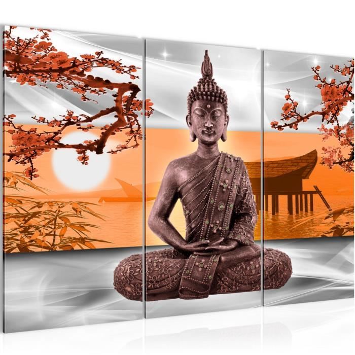 Runa art Tableau Décoration Murale Bouddha Feng Shui 120x80 cm - 3 ...