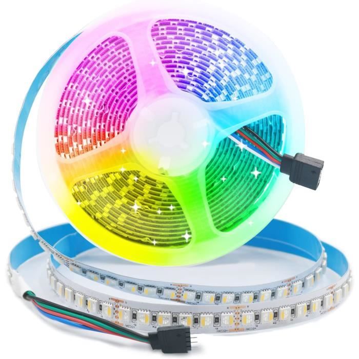 Bande Led Rgbw 24V 120Leds-M Led Ruban Super Lumineux 5050Smd Rgb+Blanc ...