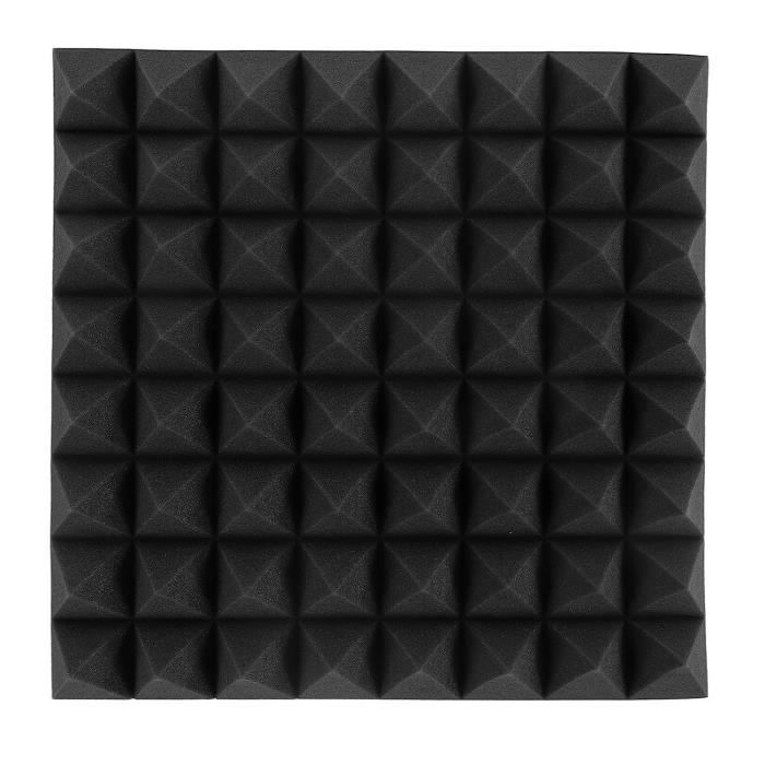 Mousse Insonorisante, Panneau de Mousse Acoustique Pyramidale épaissi ...