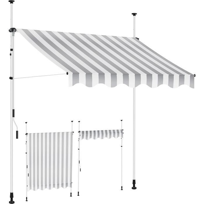 SER Store banne avec manivelle pour Balcon Store pour Balcon sans Trous ...