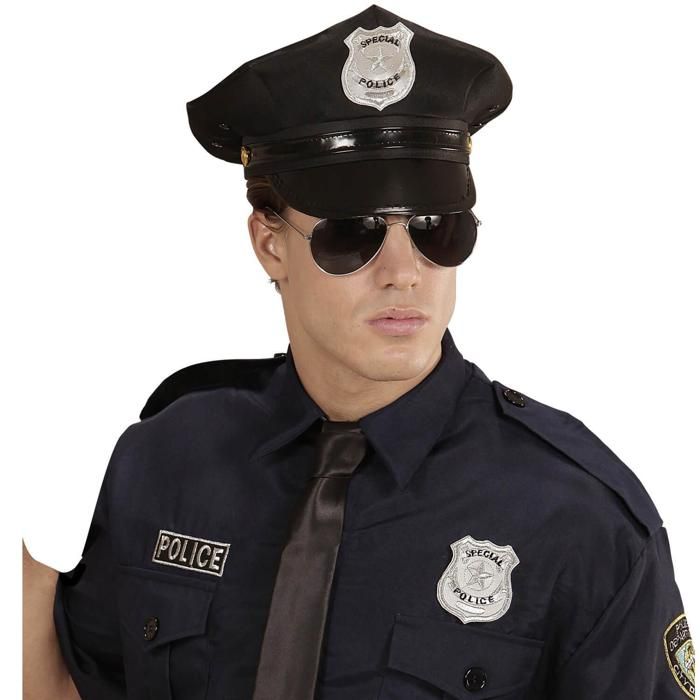 Insigne - WIDMANN - Set officier de police - Blanc - Adulte - Mixte ...