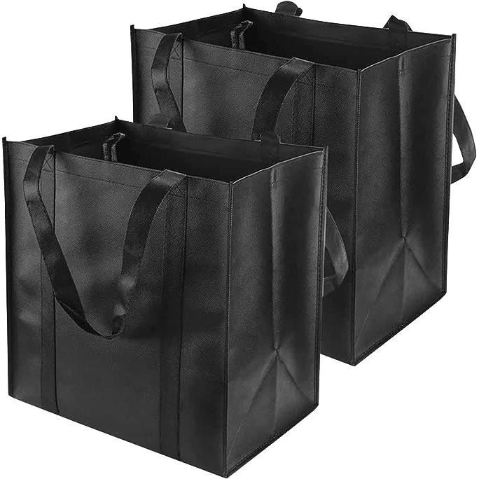 Sac de courses pliable, lot de 2, très grand sac fourre-tout avec ...