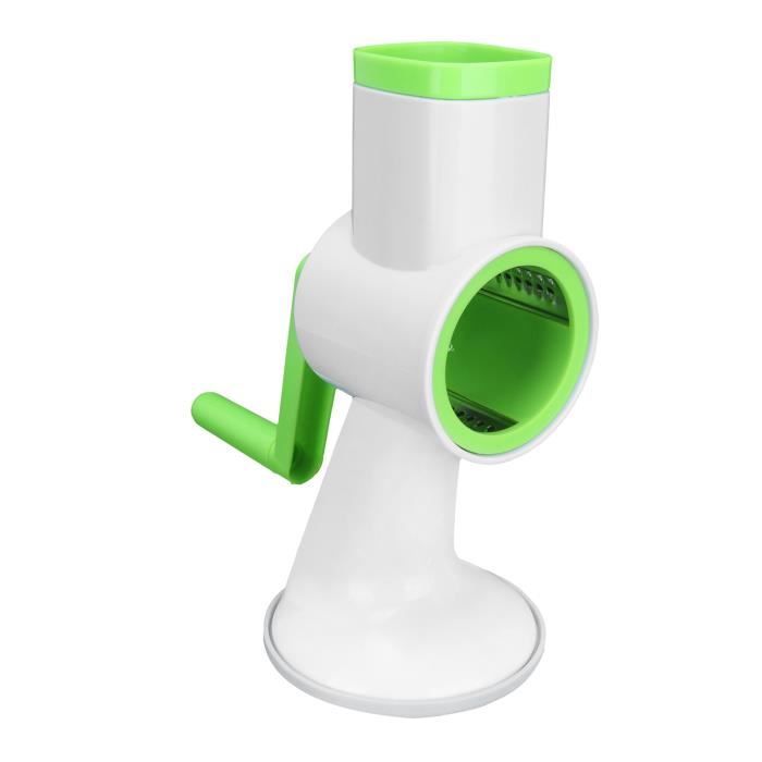 Zerone Broyeur de légumes Coupe-légumes râpe manuelle poussée à la main ...