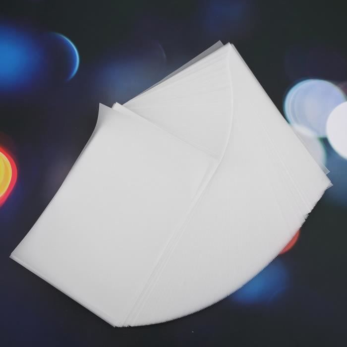 Papier traceur Papier parchemin végétal semi-transparent, 200 pièces, pte de bois Pure, papier ...