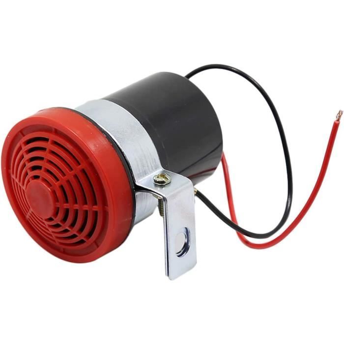 12V 24V 105dB Alarme de secours de klaxon de moto inversée Alerte de ...