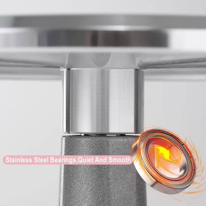 Fournitures De Kits De Décoration De Gâteau 35 Pièces, Avec Plateau Tournant À Gâteau En Alliage ...