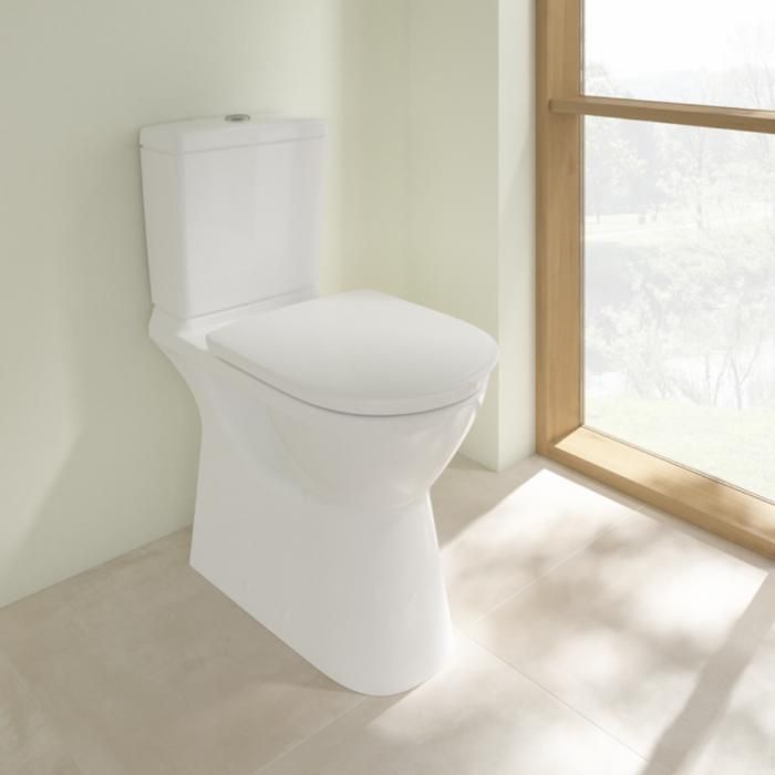 WC à poser PMR sans bride VILLEROY ET BOCH O.novo avec abattant + nettoyant - Cdiscount Bricolage