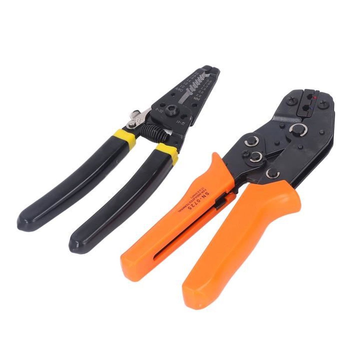 URB--Cikonielf Pince à dénuder Cutter Pince à sertir Kit d'outils de sertissage de fil avec 4 ...