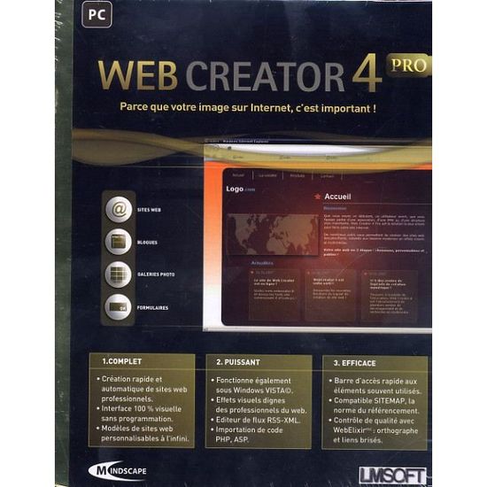 WEB CREATOR 4 Pro / PC - Cdiscount Jeux vidéo