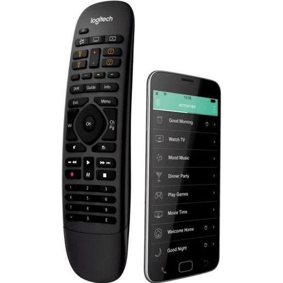 Logitech Télécommande universelle Harmony Companion - 8 en 1 - Actions ...