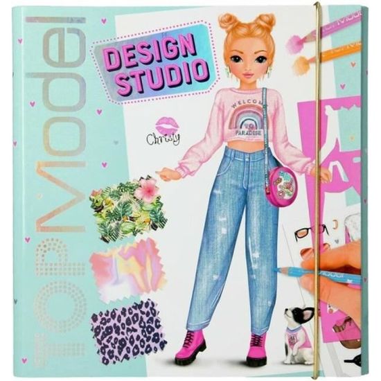 Cahier coloriage TOPMODEL CREATE YOUR DESIGN - Cdiscount Jeux - Jouets