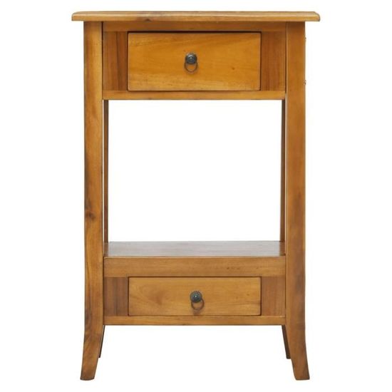 Table console avec tiroirs 50x30x75 cm bois d'acajou massif - EAN ...