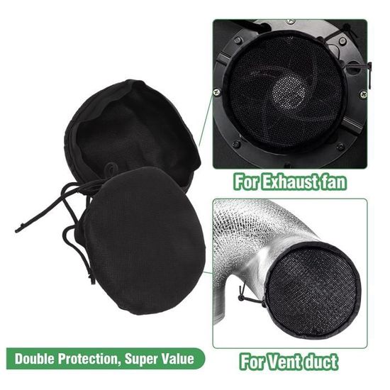 Couvercle de filtre à poussière pour tentes de culture 2 PCS Grow Tents ...