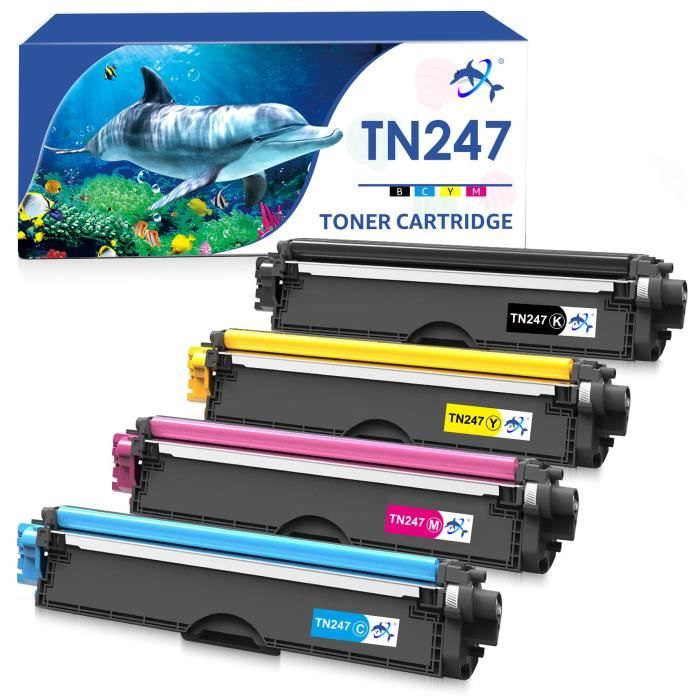 FINEST-4U Compatible TN247 TN-247 TN-243 TN243 Cartouches de Toner pour ...