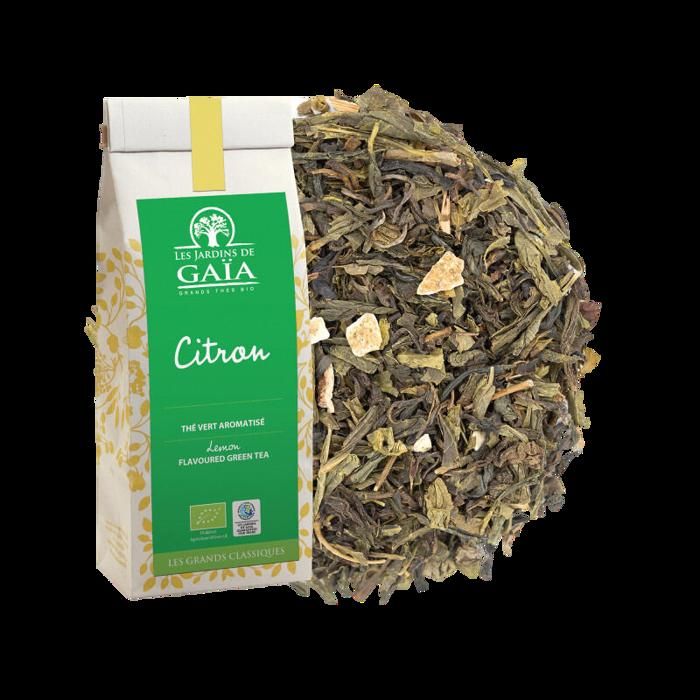 Thé vert Citron - Vrac 100g - Les jardins de Gaïa - Cdiscount Au quotidien