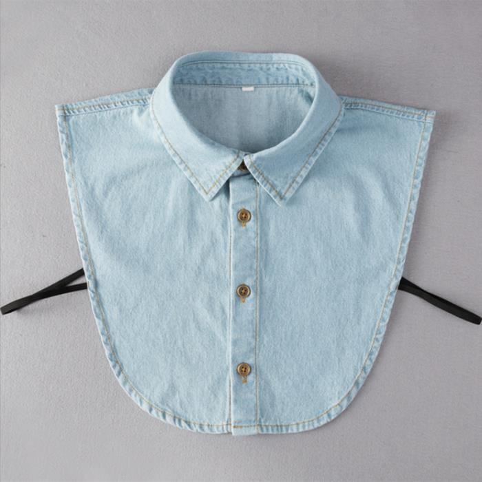 XL - Chemise en Denim pour homme, femme et enfant, tout assorti, faux ...