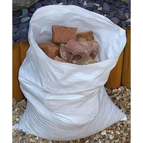 Lot De 50 Sacs De Sable À Double Couture En Polypropylène Tissé Très ...