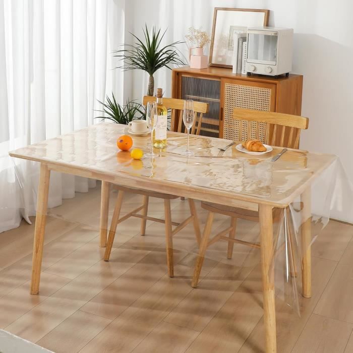 Nappe De Table Transparente - Film De Protection De Table D'Extérieur ...