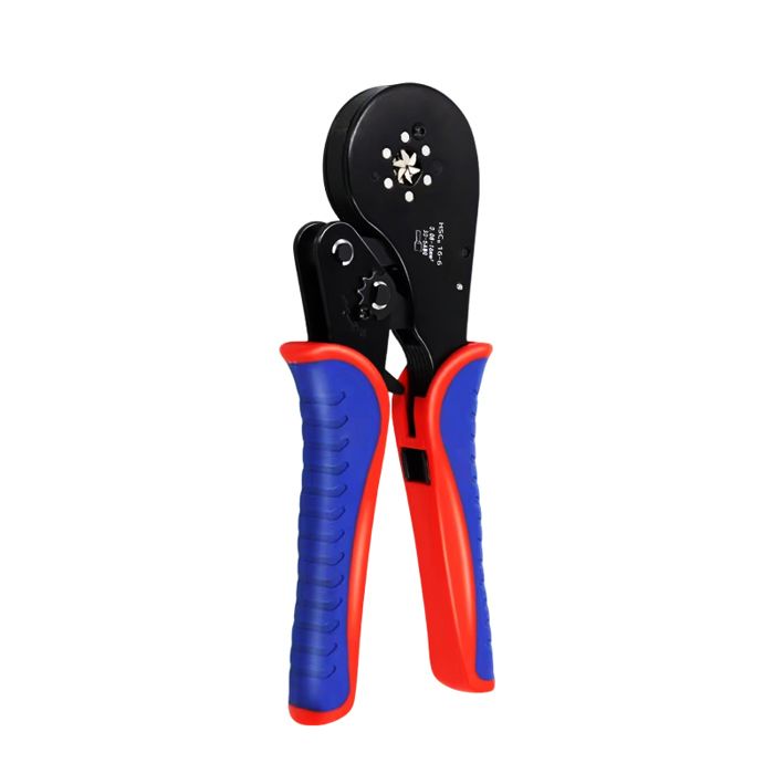 HSC8 16-6 - Pince à Sertir - 0,08-16mm² - Outil de Sertissage pour Électricien - Rouge bleu ...