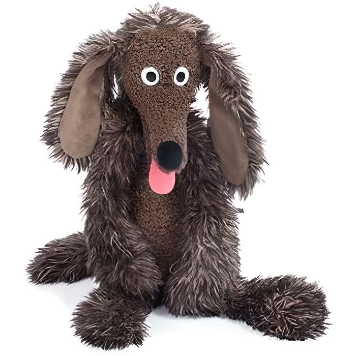 Livre - Grand Chien Pourri - Peluche - Blanc - Intérieur - Enfant ...