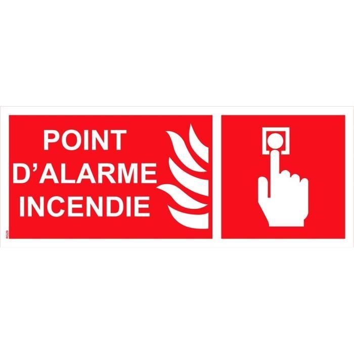 Panneau de sécurité - Mondial Extincteur - Point d’alarme incendie ...