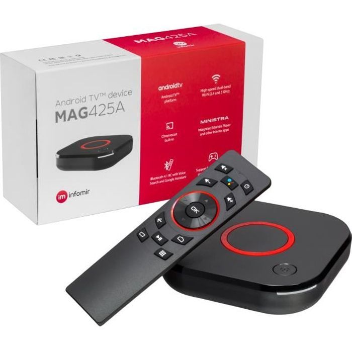 Mag 425a Android tv IPtv Set-Top Box Internet tv - Cdiscount TV Son Photo
