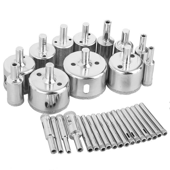 Foret De Diamant, Scies Cloches Pour Verre 6-50mm Pour Acier Au Carbone ... Foret De Diamant, Scies Cloches Pour Verre 6-50mm Pour Acier Au Carbone ...