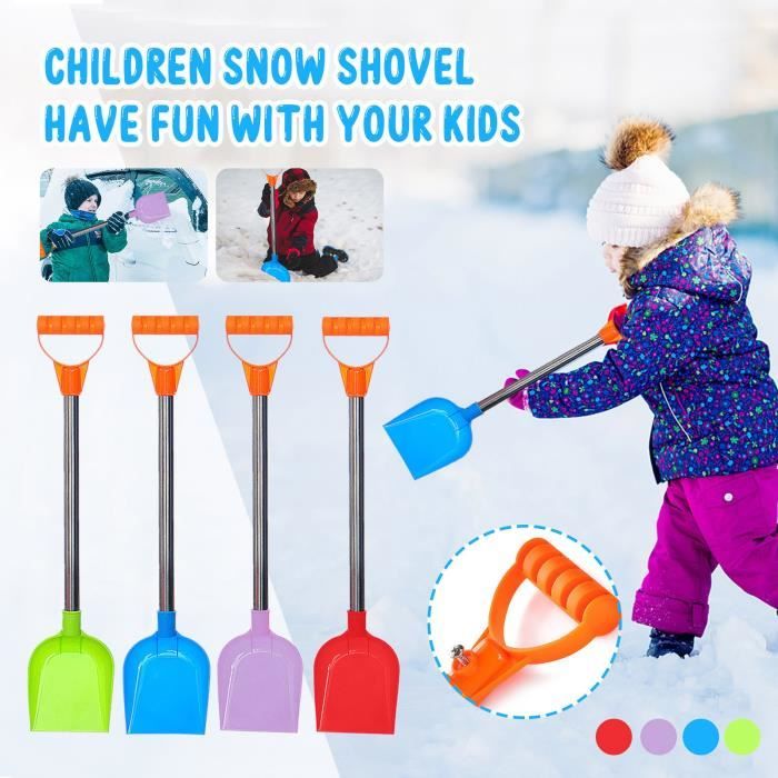 Pelle à neige pour enfants Pelle de plage pour enfants avec manche en ...
