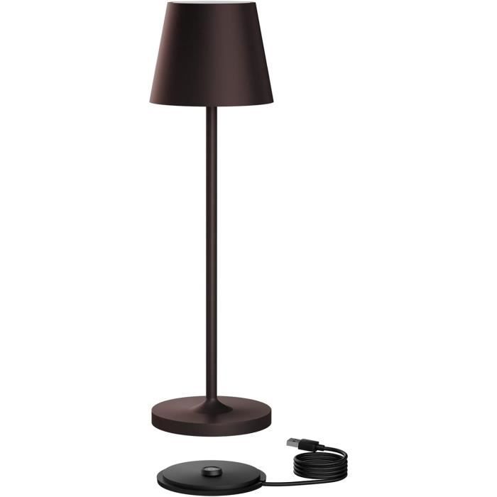 Lampe De Table Led Dimmable Intérieur Et Extérieur Rechargeable Couleur ...