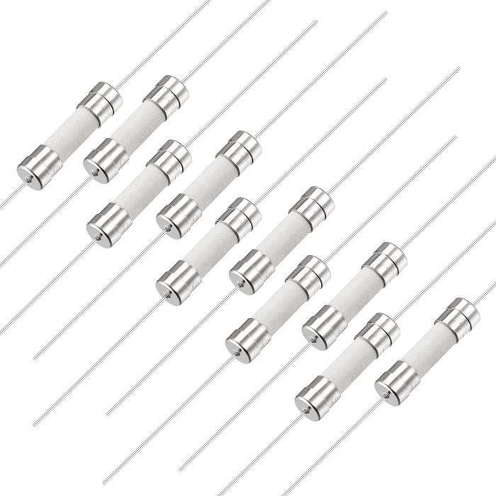 Coup Lent Fusible Temporisation Fil Conducteur Fusibles Céramique 5Mm X ...