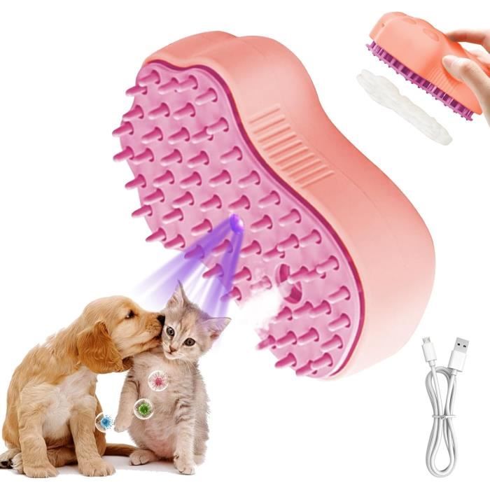 Brosse À Vapeur Pour Chat Chien, 5 En 1 Brosse Vapeur Chat, Steamy ...