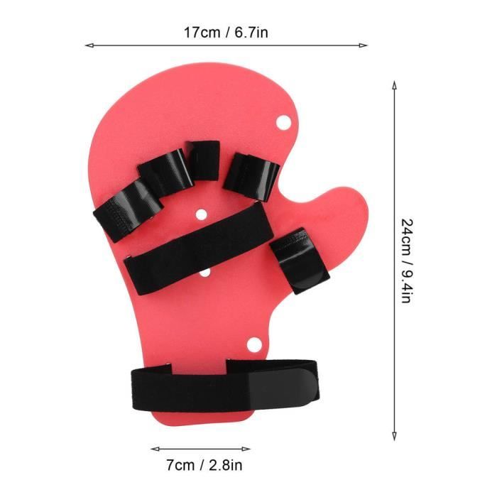Cuque®Orthèse de main Attelle Gauche Droite Carte d'extension de spasme ...