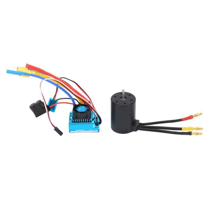 Fafeicy moteur sans balais étanche et ESC 3650 3600KV Brushless ESC et ...