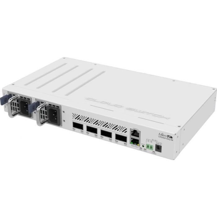 MikroTik Cloud Core Router 4x 100GB QSFP28 PoE in 2 redudante Netzteile ...