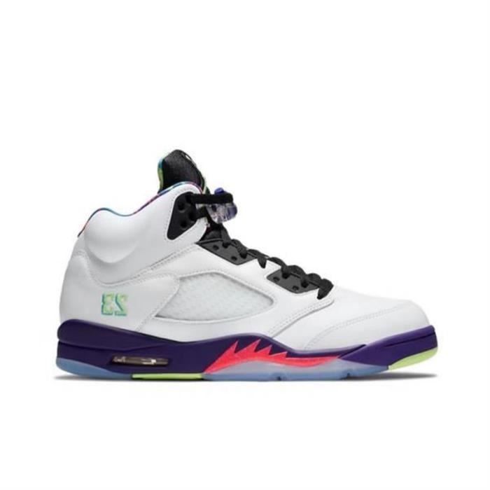 Baskets Air Jor.dans 5 Retro Ghost Green Chaussure de Sports Homme ...