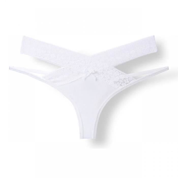 String Sexy en dentelle pour femmes sous vêtement sans couture ...