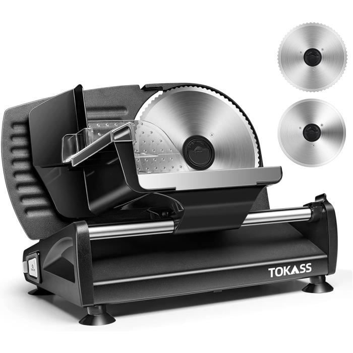 Trancheuse Électrique 200 Watts En Acier Inoxydable – Robot Culinaire ...