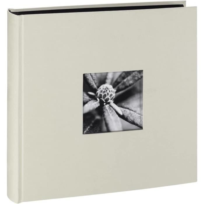 Hama Album Photo Fine Art (Format 30 x 30 cm, 100 Pages Noires, sans Spirale) Craie45 ...