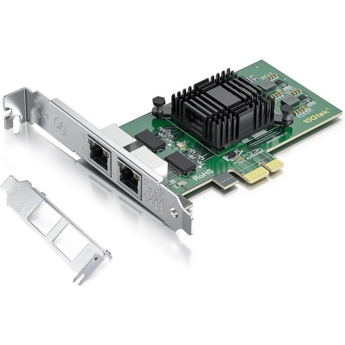 Carte Réseau Pci Express Gigabit Pour Puce Intel 82576, Carte Lan ...