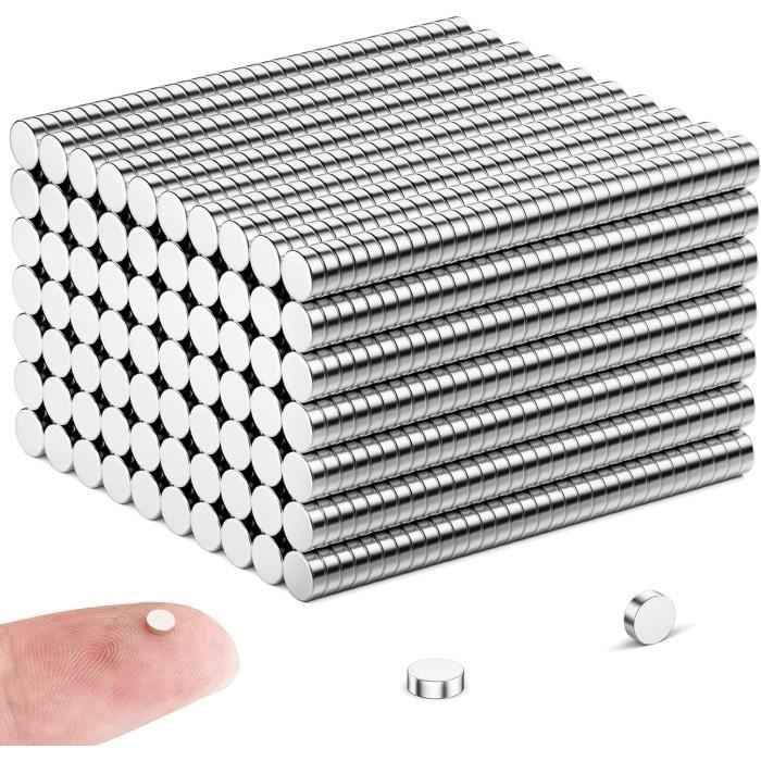 Lot De 50 Mini Aimants Puissants De 3 Mm X 1 Mm Pour Tableau Magnétique ...