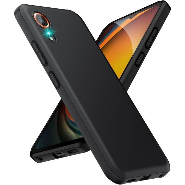 Coque Samsung Xcover 7 5G Souple noire flexible en Gel TPU Antichoc ...